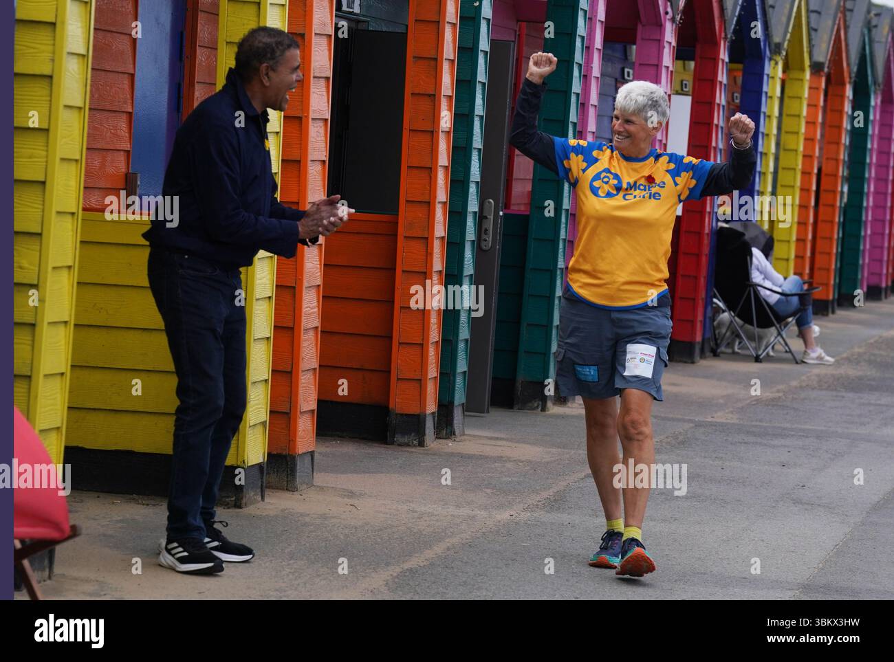 EDITORIAL USE ONLY Former footballer and Marie Curie Ambassador Chris ...