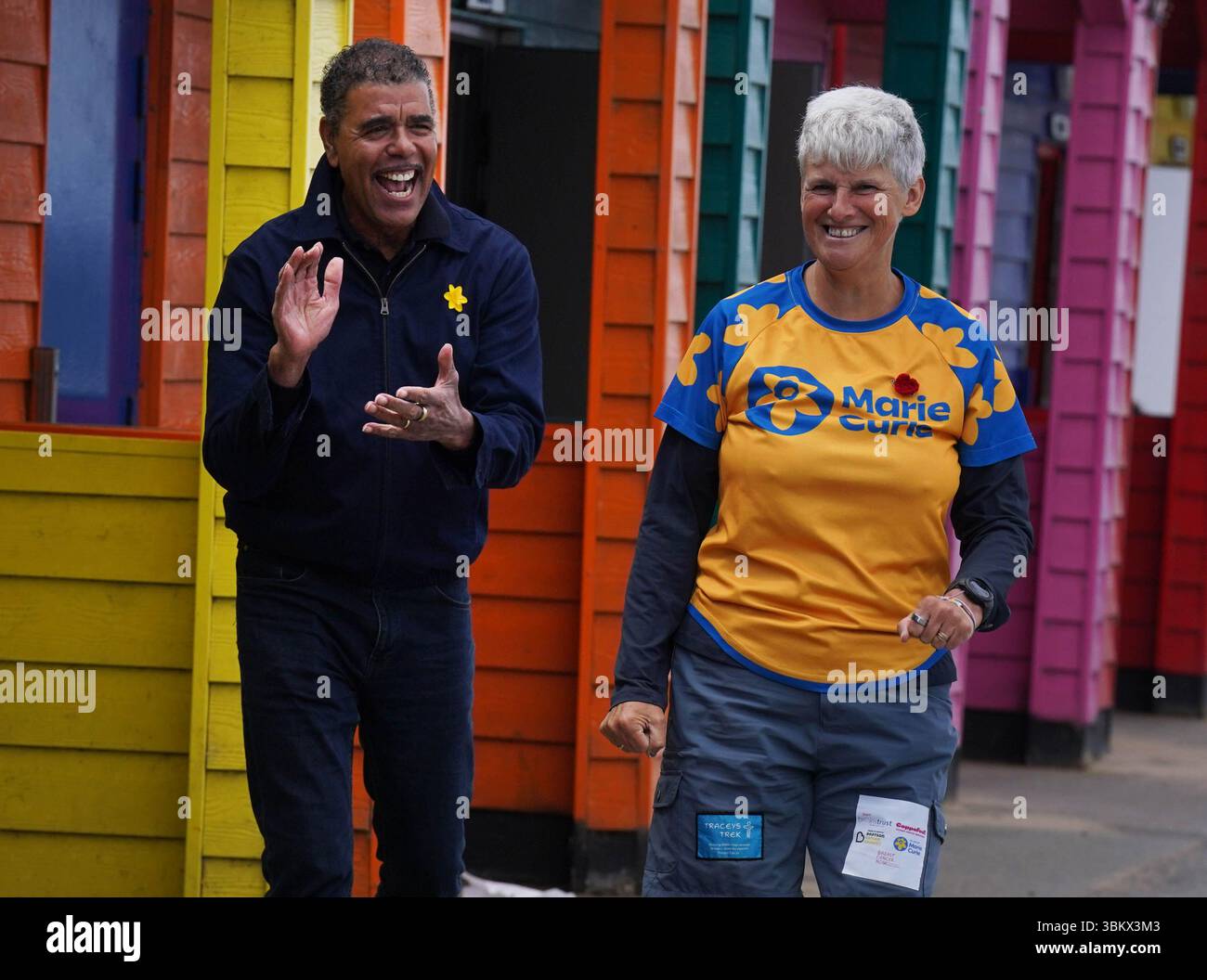 EDITORIAL USE ONLY Former footballer and Marie Curie Ambassador Chris ...