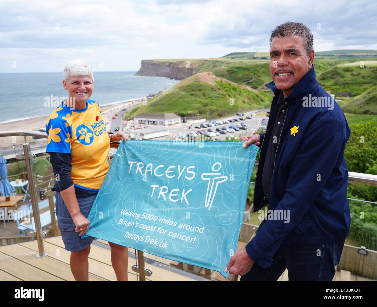 EDITORIAL USE ONLY Former footballer and Marie Curie Ambassador Chris ...