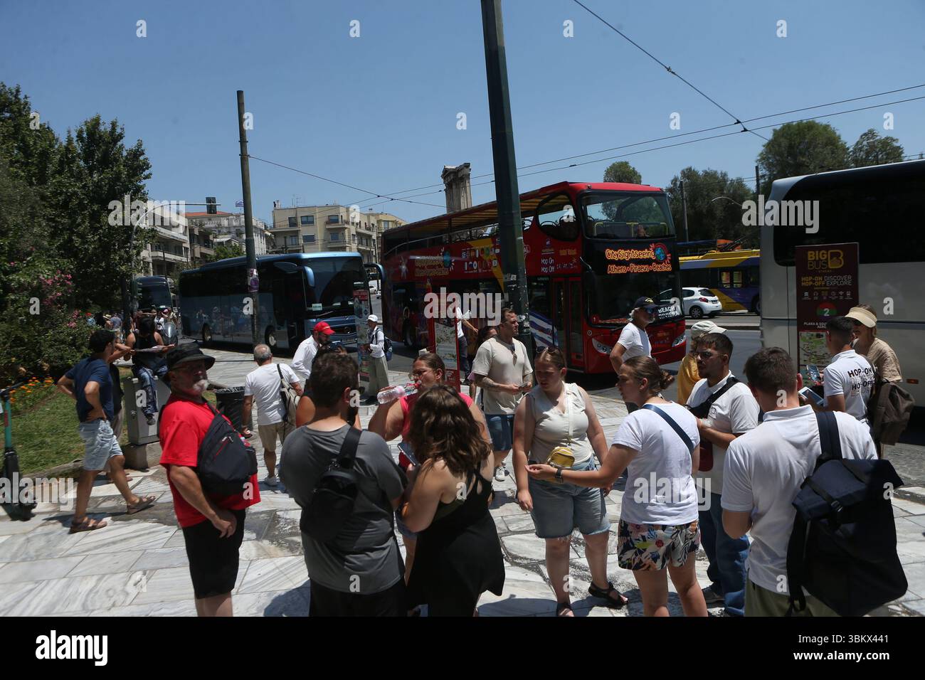 The main problem with tourist buses in Athens is parking. Often, buses ...