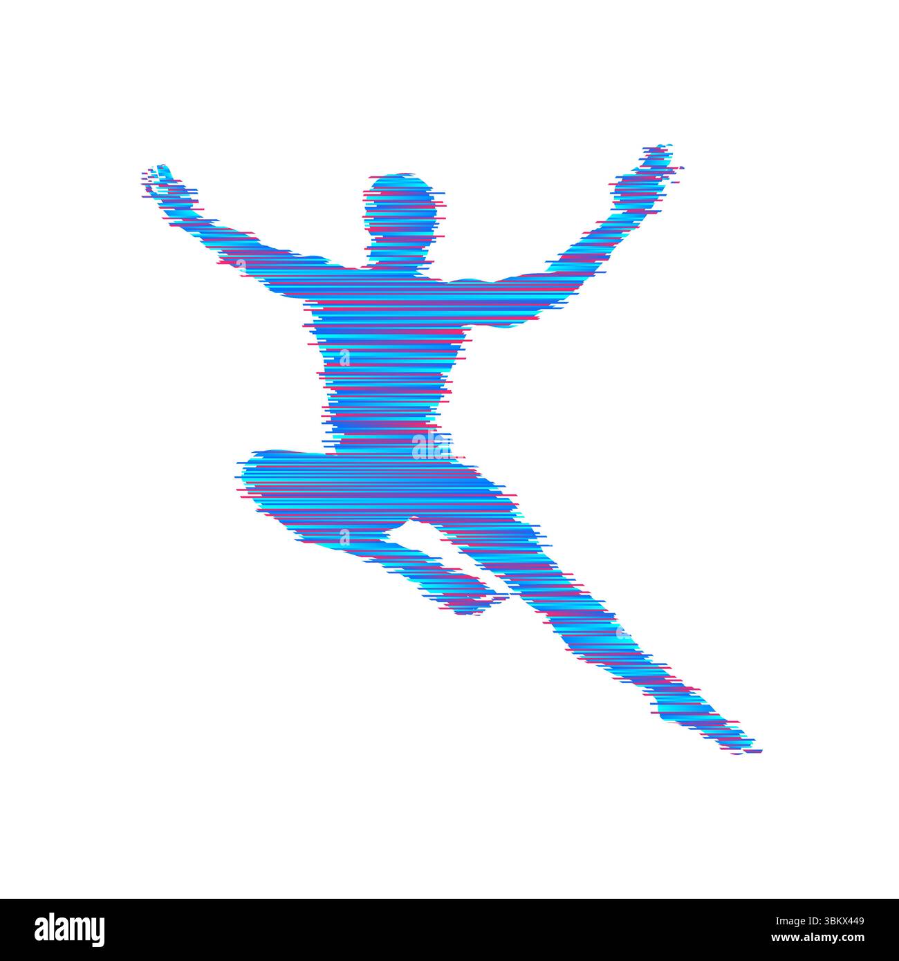 Business, freedom or happiness concept. 3d model of man. Human body ...