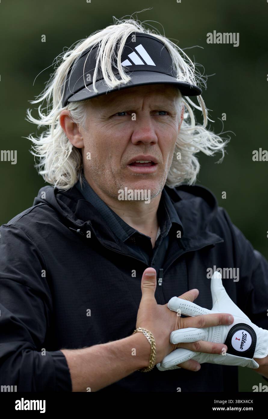 Former Premier League footballer Jimmy Bullard wait's to play, during ...