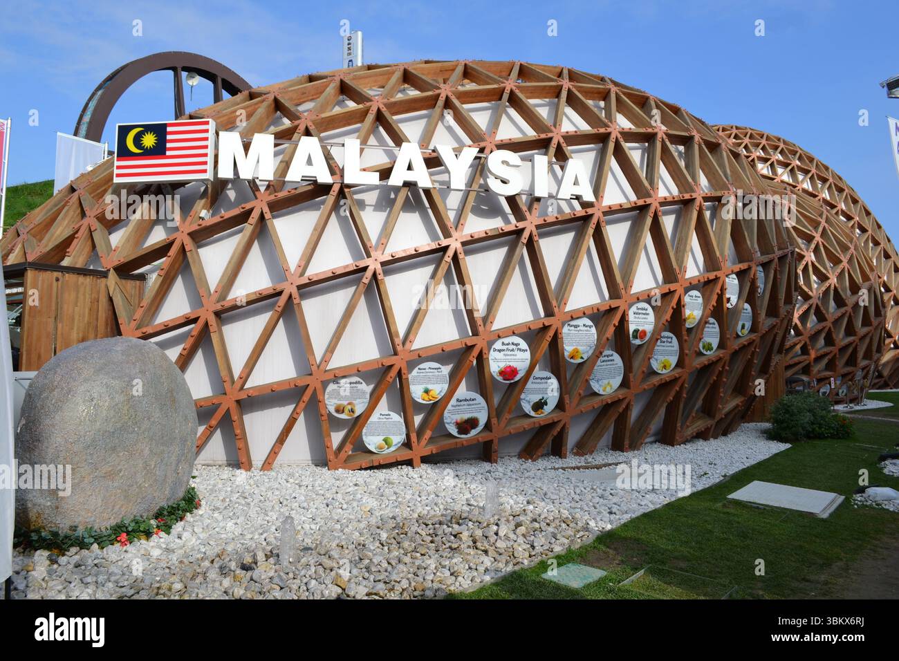 Triangular interlocking structure of building resembling four ...