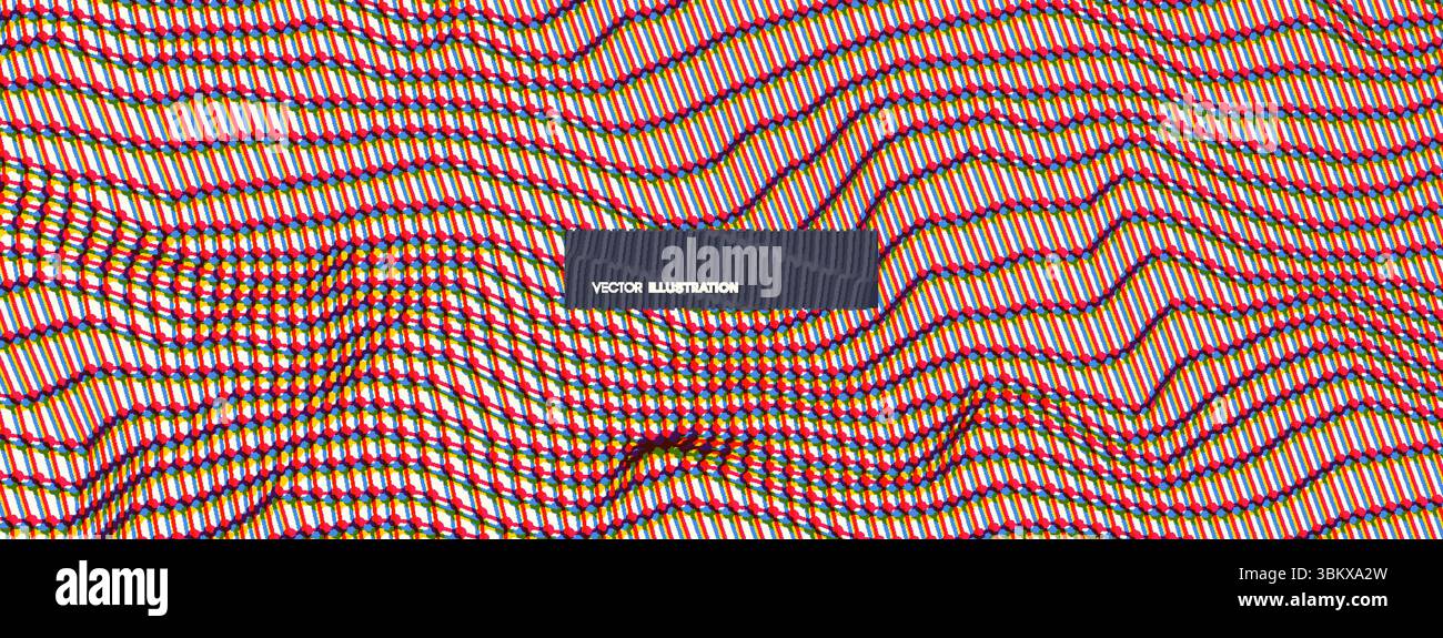 Lattice structure. Science or technology background. Graphic design. 3d ...