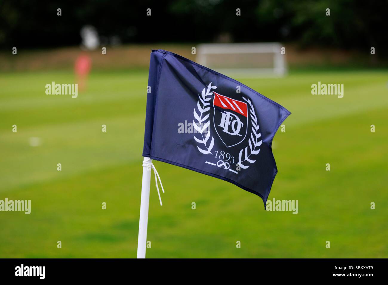 23rd June 2025:Gardyne Campus, Dundee; Dundee FC pre-season training; The Dundee crest on the ...