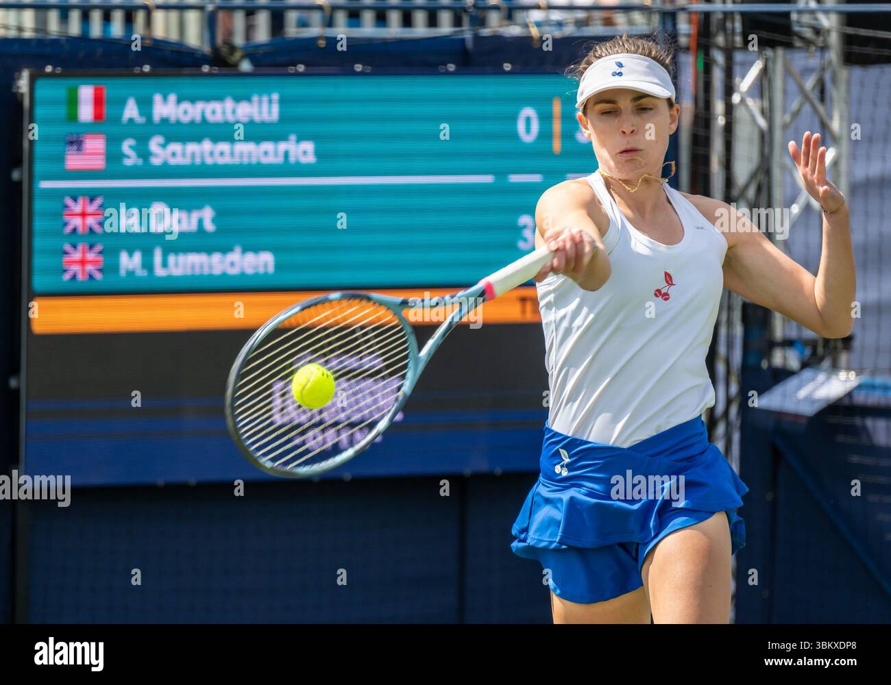Eastbourne, England, UK. 23rd June, 2025. Maia Lumsden (GBR) playing in ...