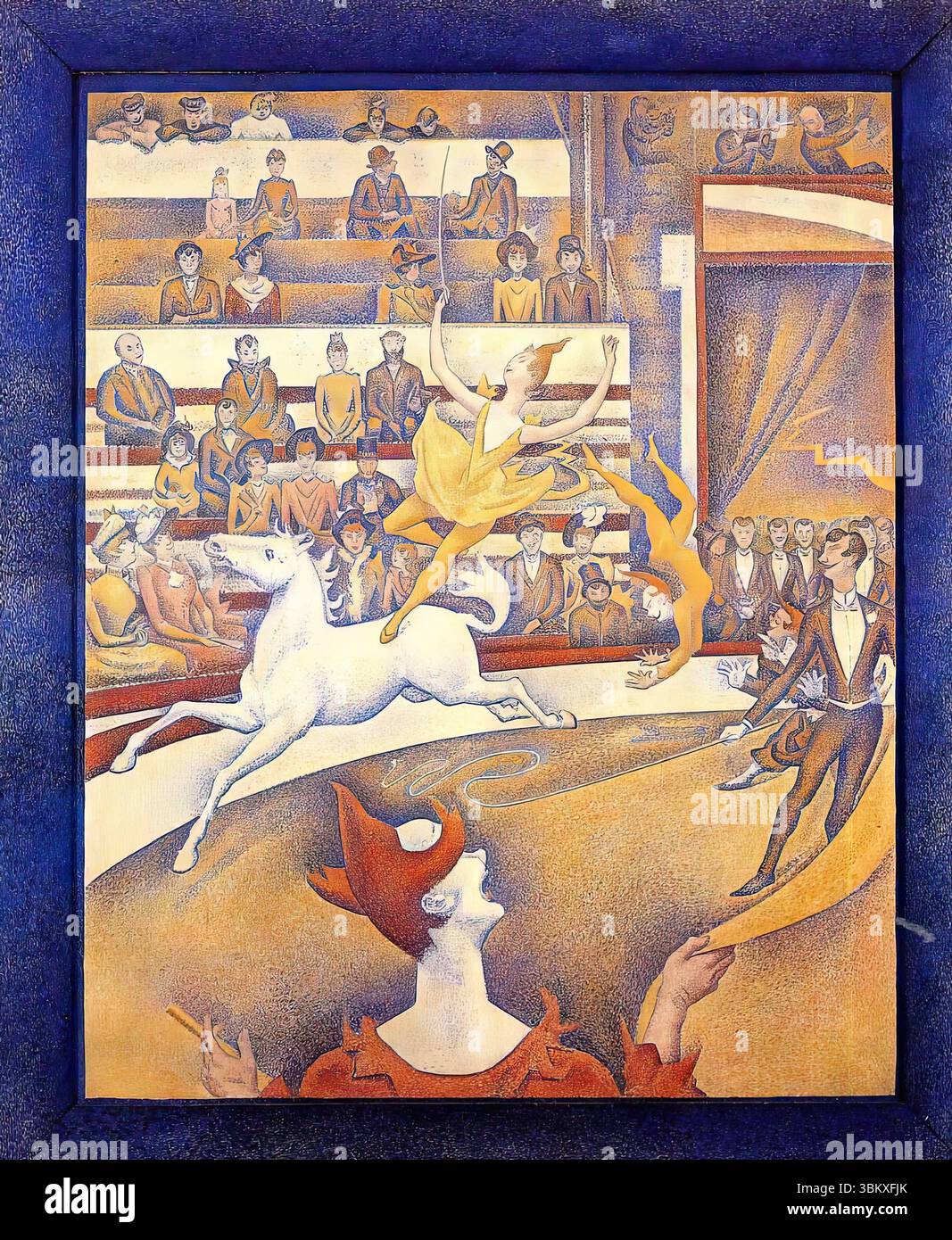 Georges Seurat painting - The Circus Stock Photo - Alamy