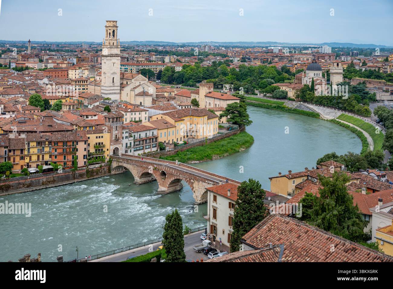 Verona landscape adige river hi-res stock photography and images - Alamy