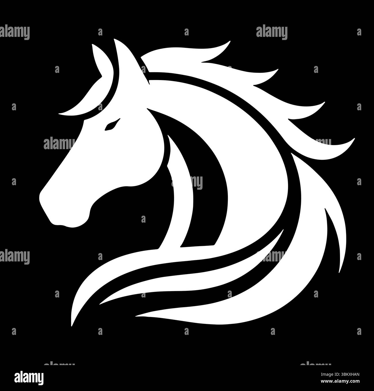 Horse logo for dynamic branding Stock Vector Image & Art - Alamy
