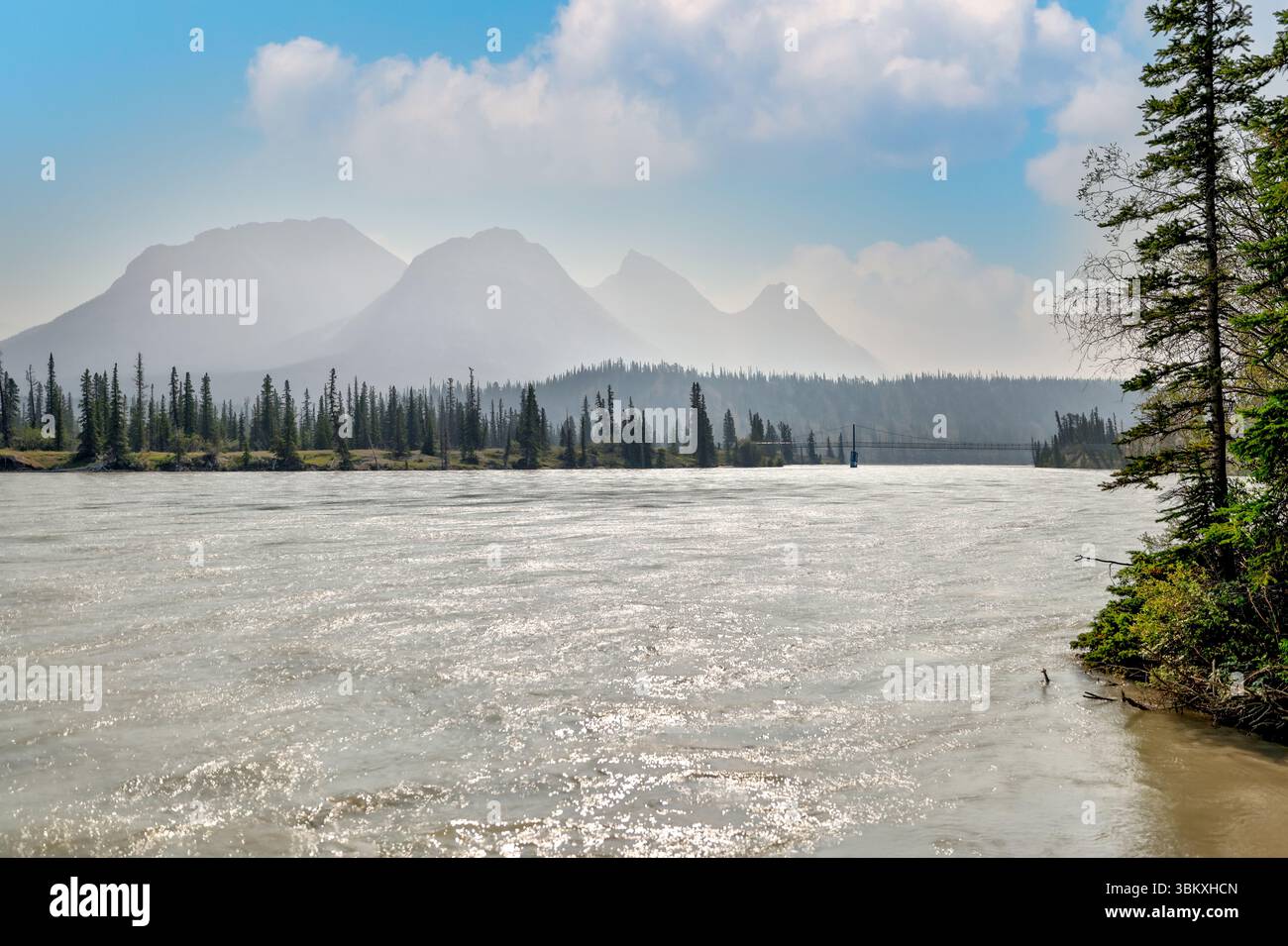 Landscapes along the trails in the Kootenay Plains Ecological Reserve ...