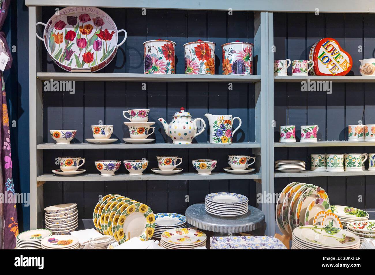 London, UK, 15 May 2025, Liberty shop. Emma Bridgewater spring ...