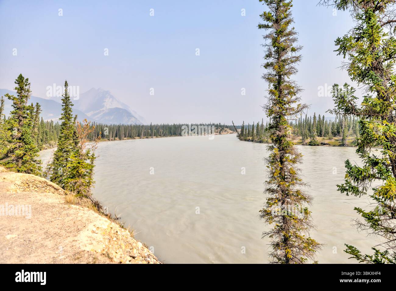 Landscapes along the trails in the Kootenay Plains Ecological Reserve ...