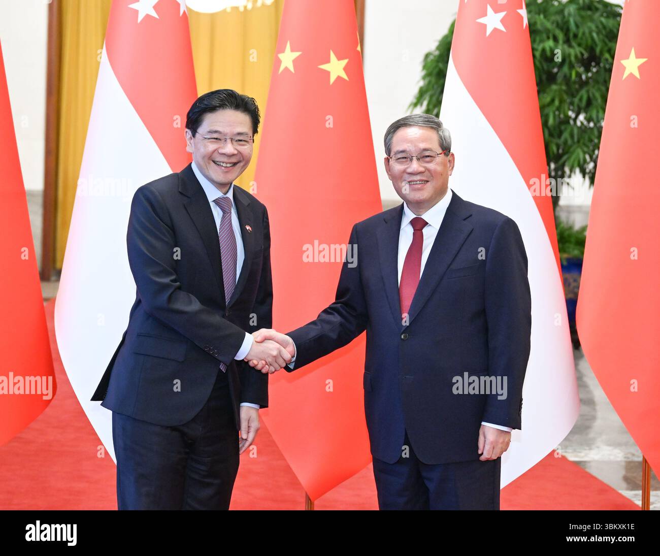 Beijing, China. 23rd June, 2025. Chinese Premier Li Qiang holds talks ...