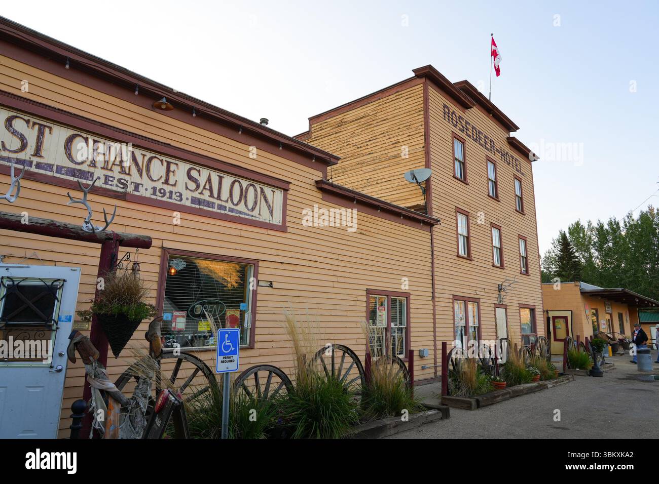 Last Chance Saloon in Wayne, a ghost town located near Drumheller in ...