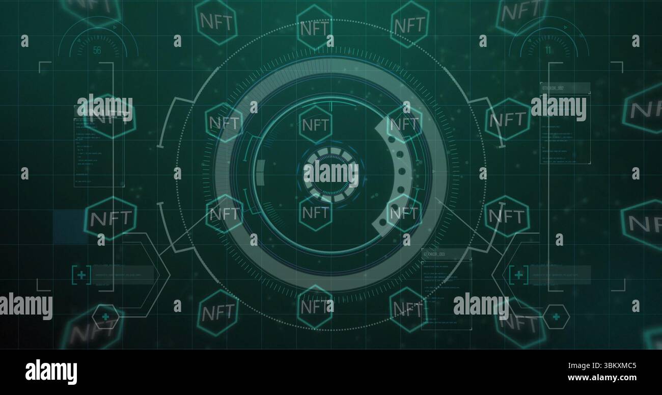 Displaying central circular hud rotating hi-res stock photography and images - Alamy