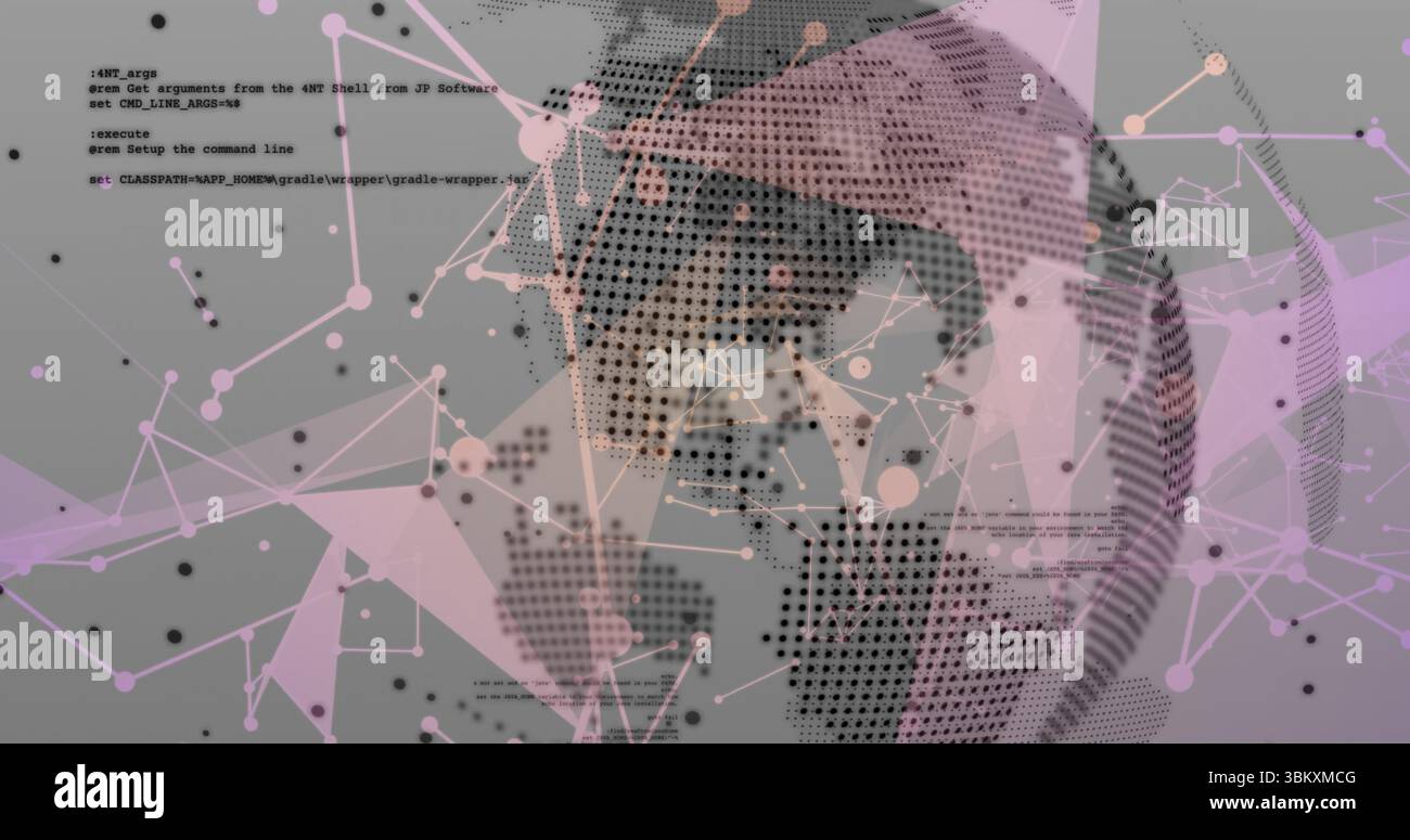 Dotted globe rotating in hi-res stock photography and images - Alamy