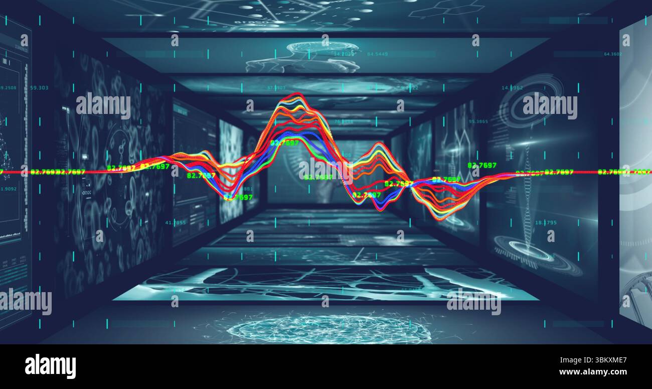 Waveform overlays hi-res stock photography and images - Alamy