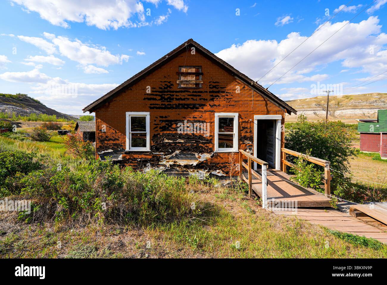 Supply house of the Atlas Coal Mine, a National Historic Site of Canada ...