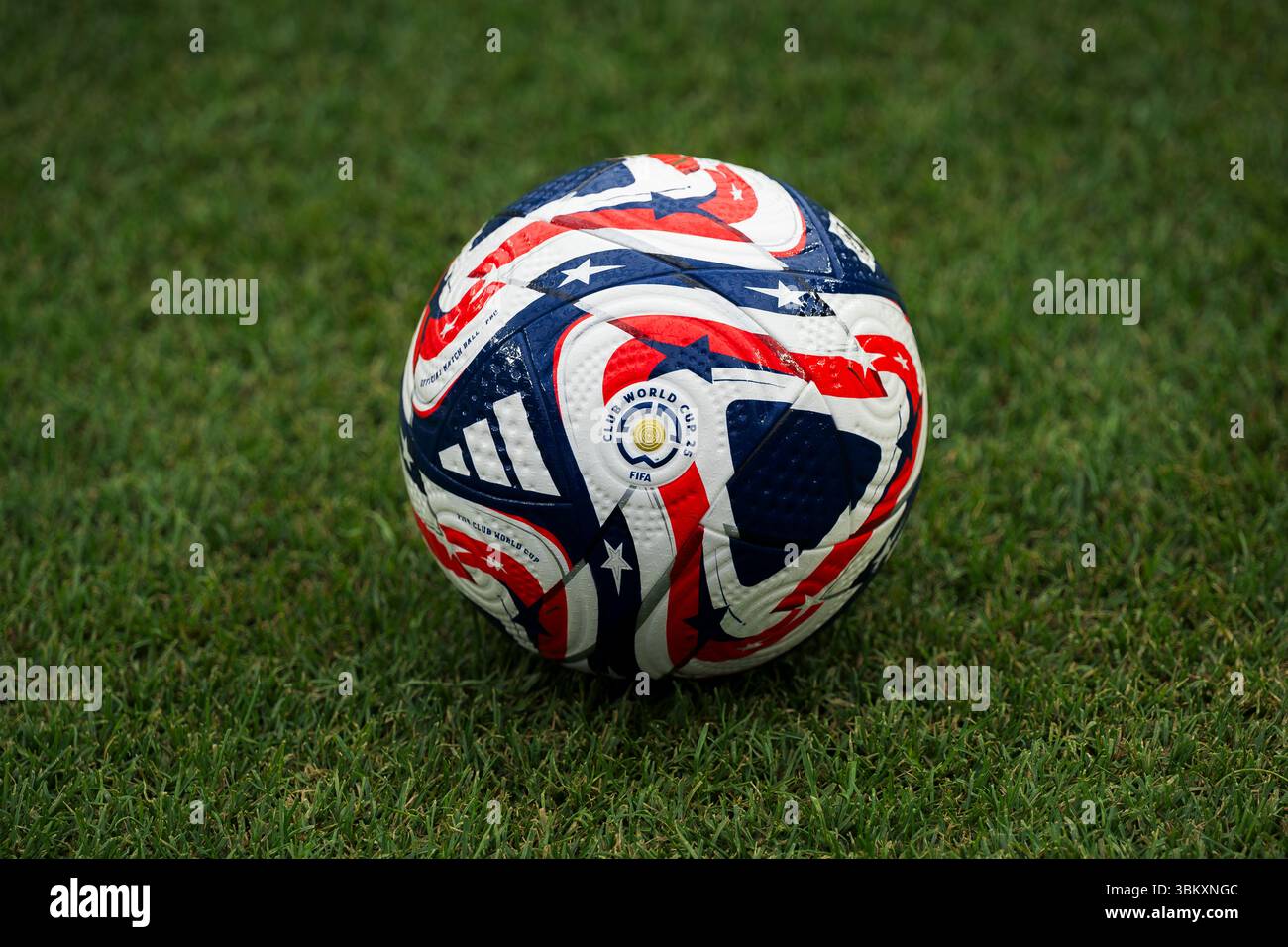 The FIFA Club World Cup Adidas official match ball in seen prior to the ...