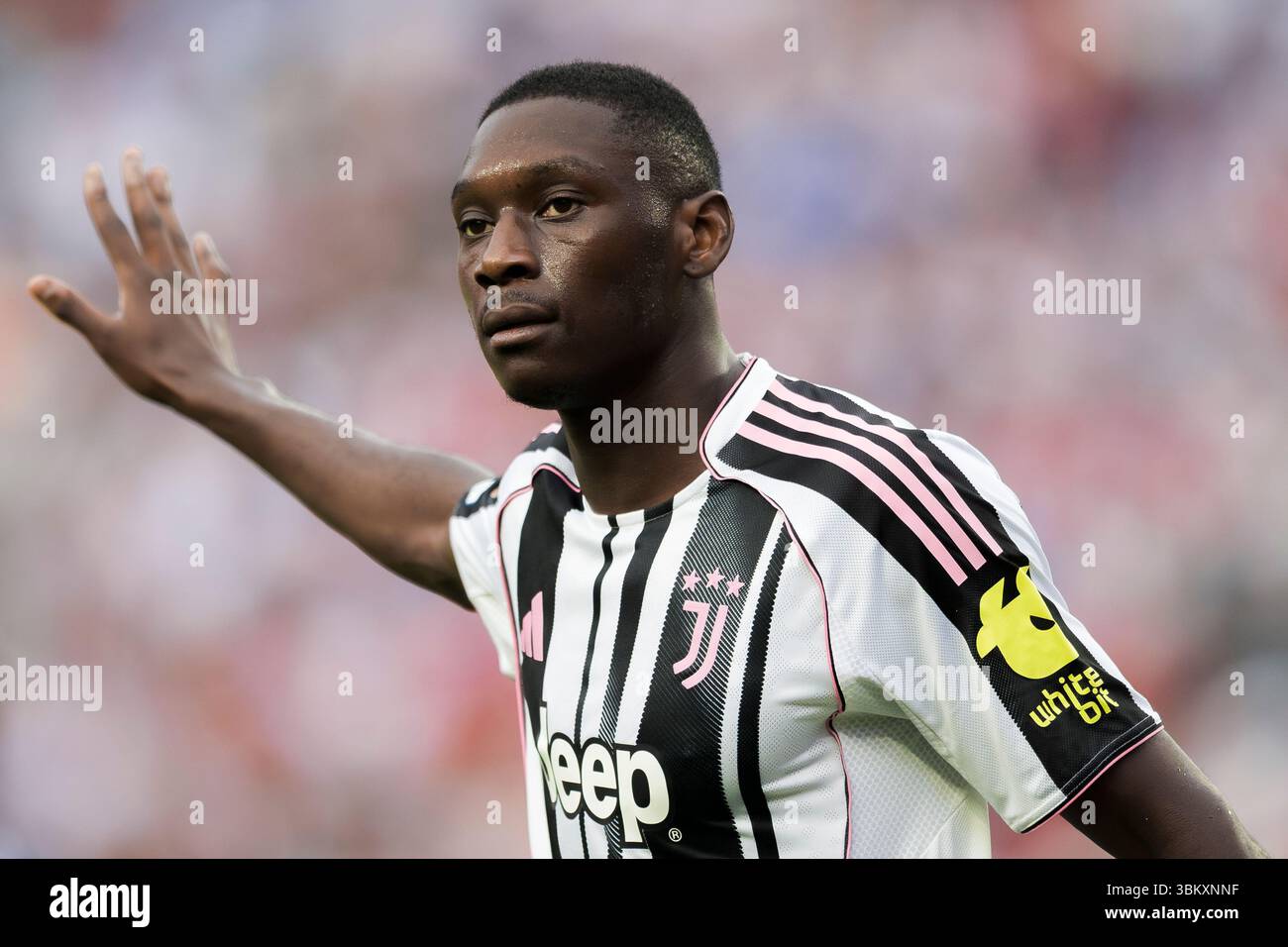 Randal Kolo Muani of Juventus FC gestures during the FIFA Club World ...
