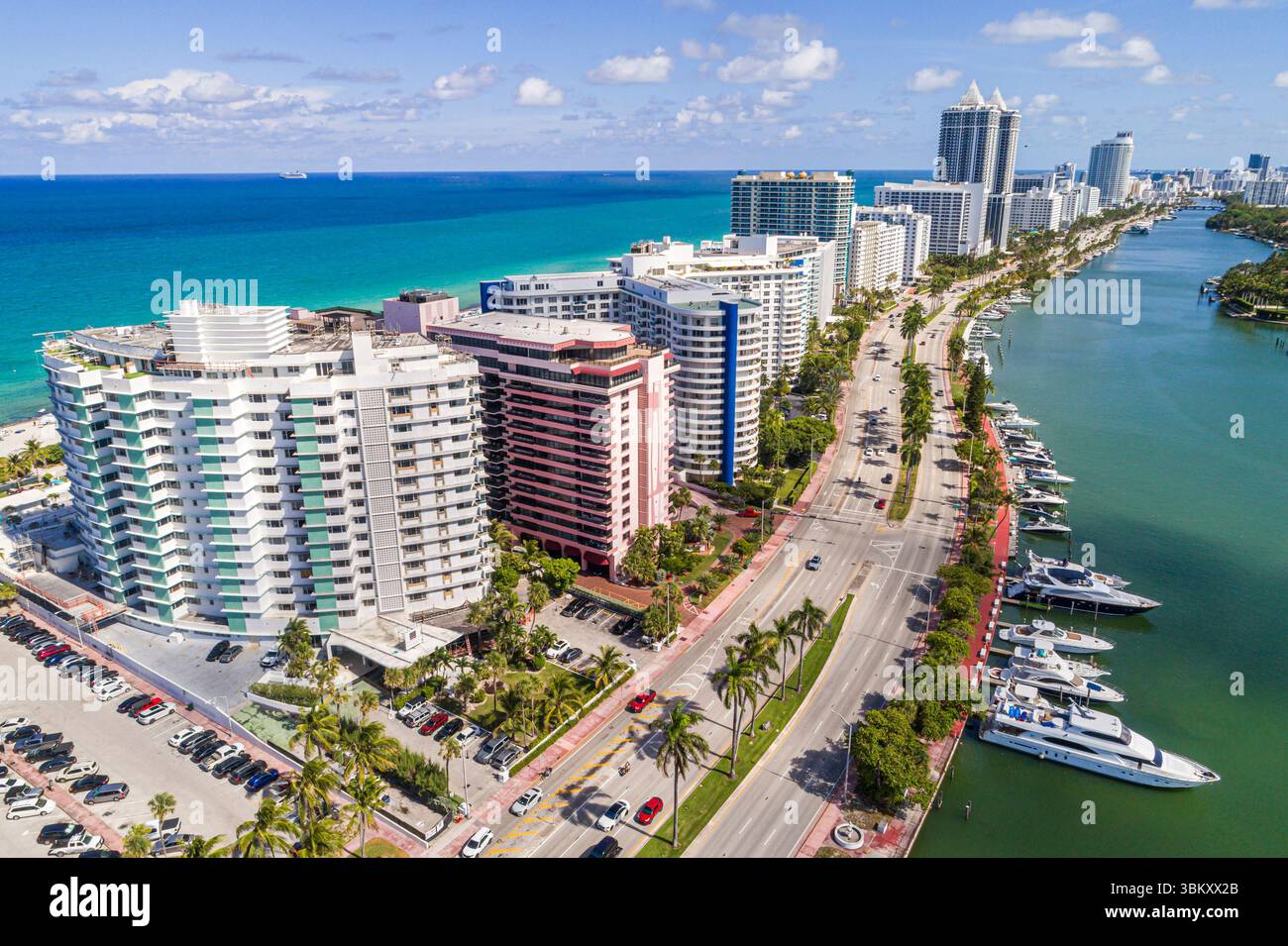 Seacoast towers miami beach aerial hi-res stock photography and images ...