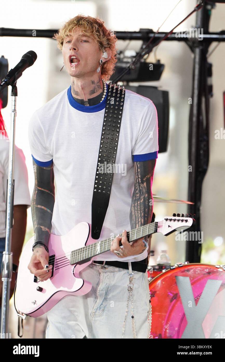 Ny. 20th June, 2025. Machine Gun Kelly on stage for NBC Today Show ...