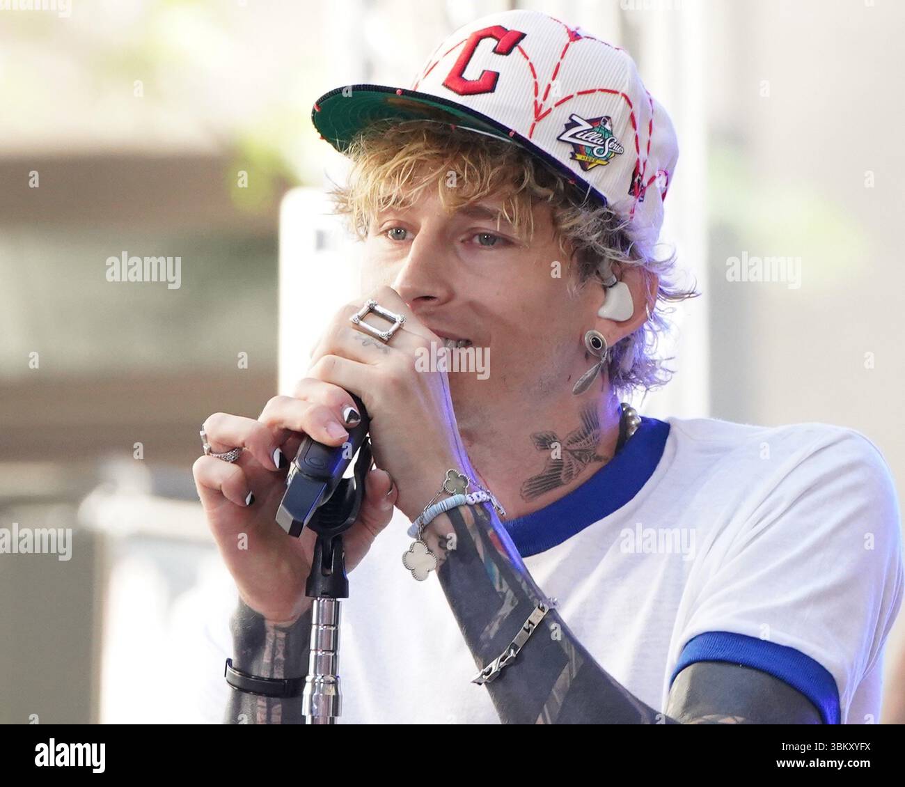 Ny. 20th June, 2025. Machine Gun Kelly on stage for NBC Today Show ...