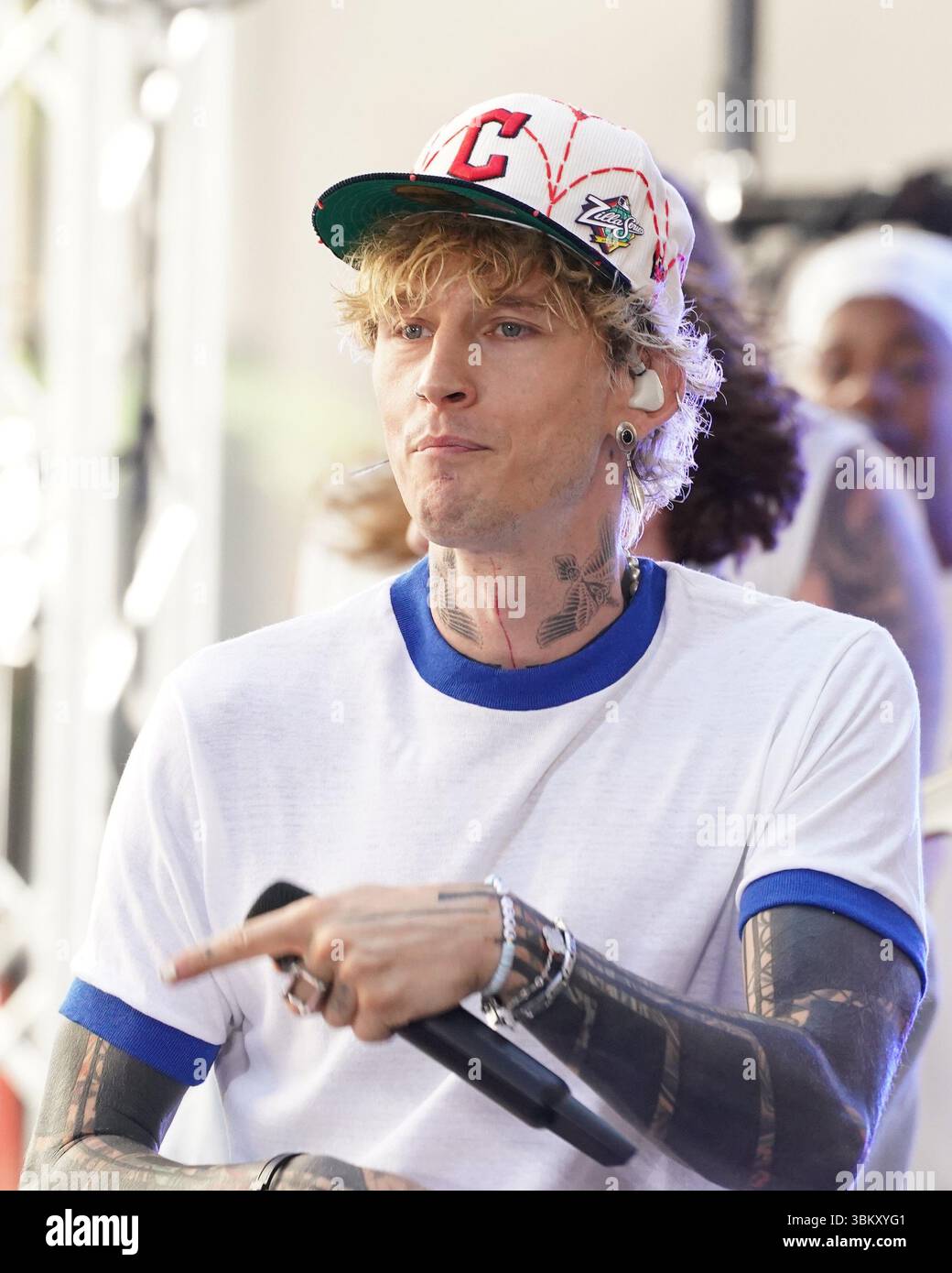 Ny. 20th June, 2025. Machine Gun Kelly on stage for NBC Today Show ...