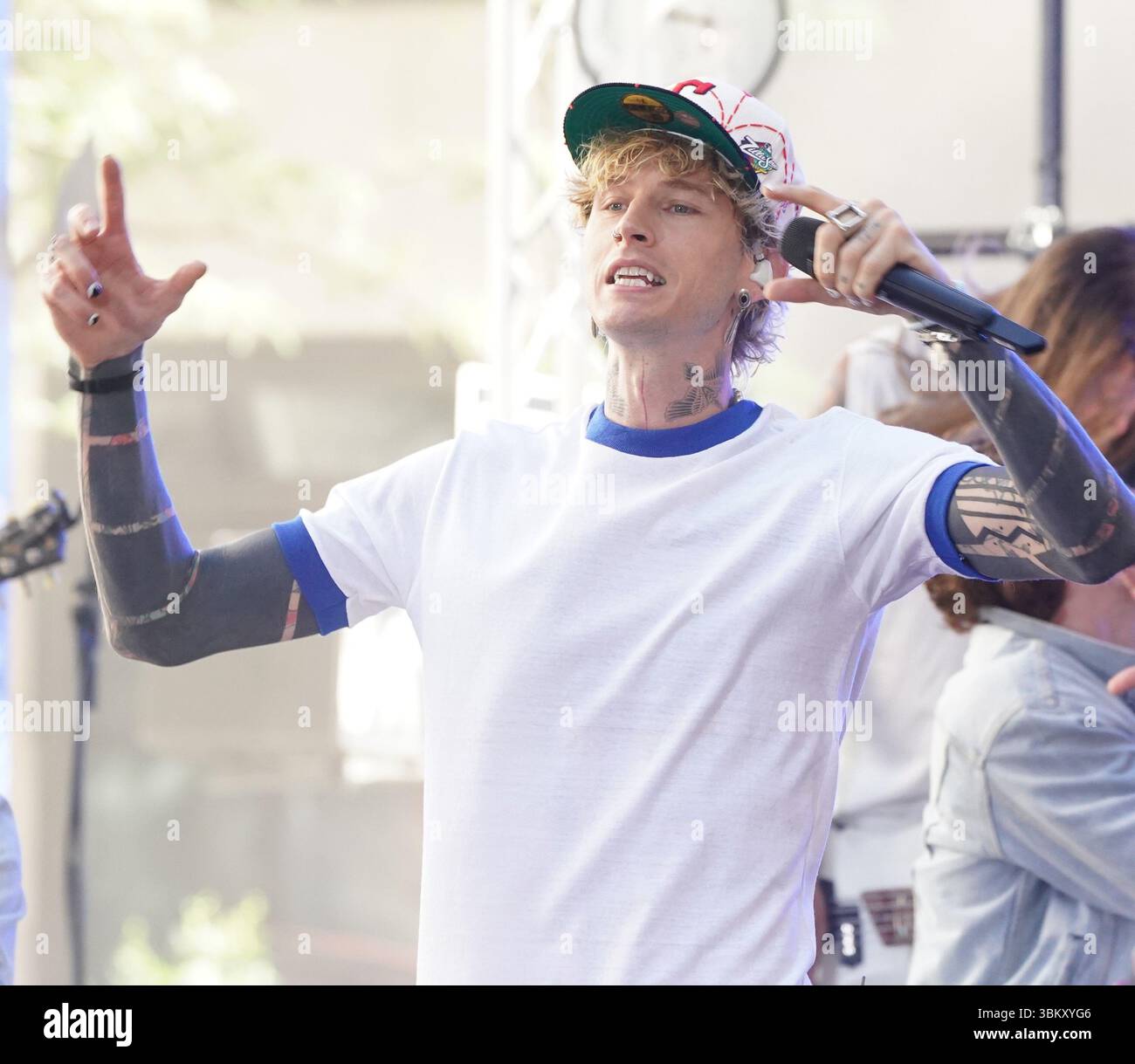 Ny. 20th June, 2025. Machine Gun Kelly on stage for NBC Today Show ...