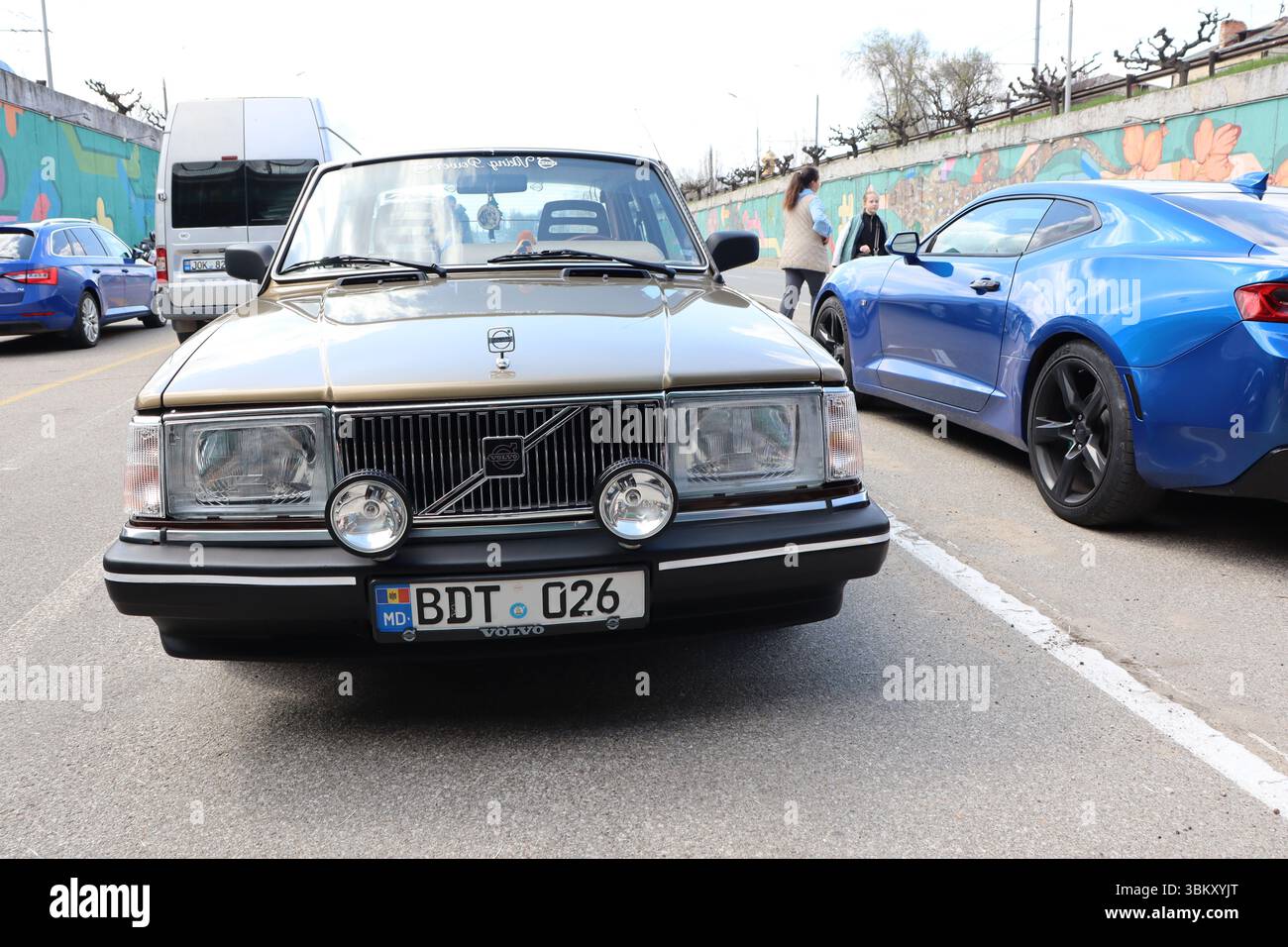 09.3.2025 Moldova A beautifully restored vintage Volvo is proudly on ...