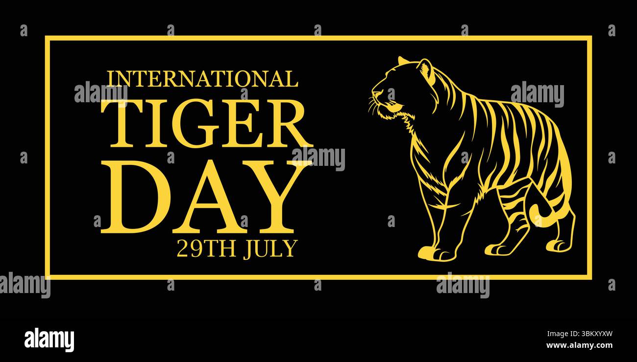International Tiger Day Poster Design for Global Wildlife Awareness ...
