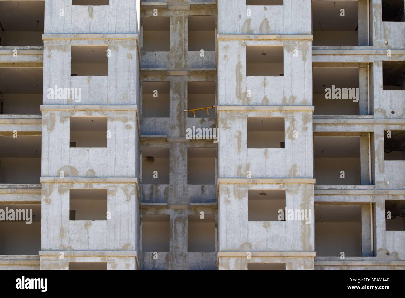 Facade of residential building under construction Stock Photo - Alamy