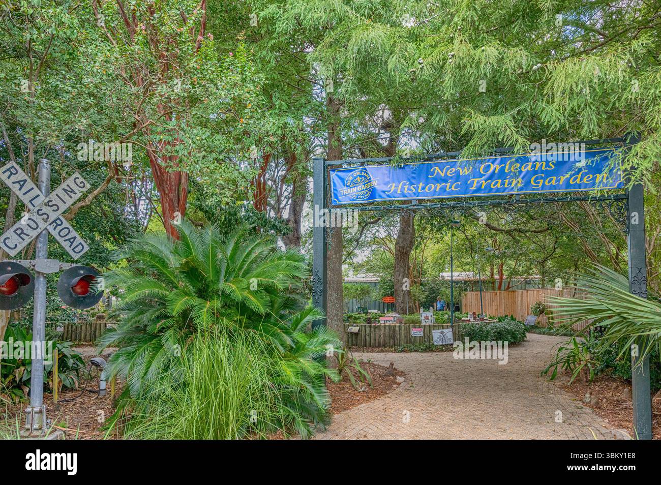 New Orleans Historic Train Garden at New Orleans Botanical Garden, in ...
