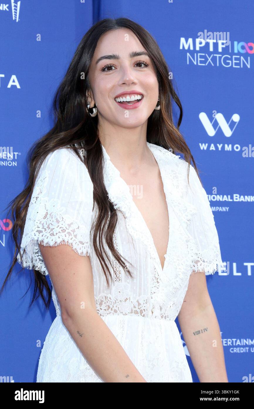 Chloe Bennet at arrivals for MPTF s NextGen Annual Summer Party, The ...