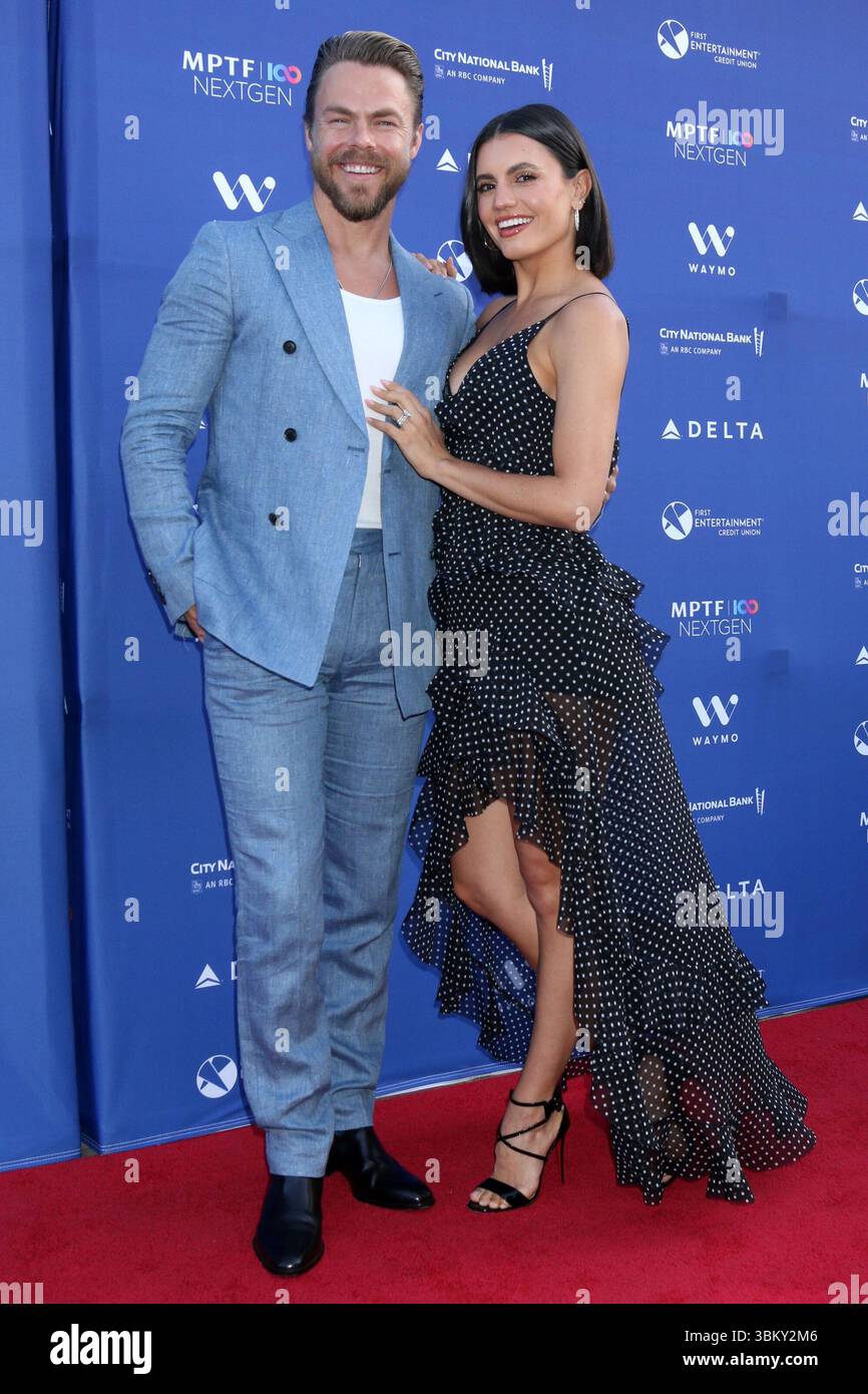 Derek Hough, Hayley Erbert at arrivals for MPTF s NextGen Annual Summer ...