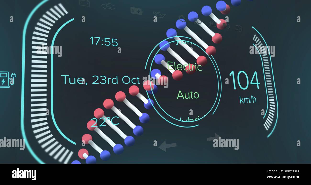 Circular speedometer high tech ui hi-res stock photography and images ...