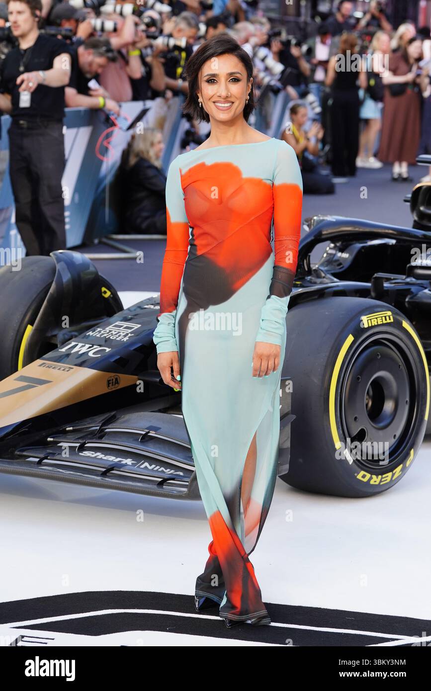 Anita Rani attending the F1 The Movie European premiere at Cineworld ...
