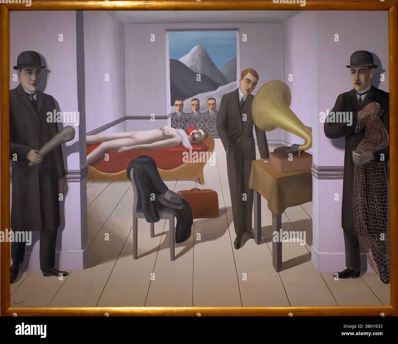 Rene magritte the menaced assassin hi-res stock photography and images ...