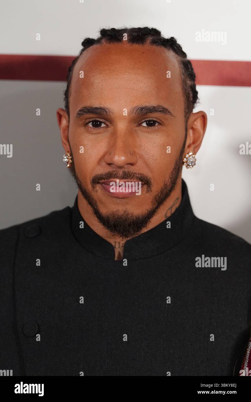 Lewis Hamilton attending the F1 The Movie European premiere at ...