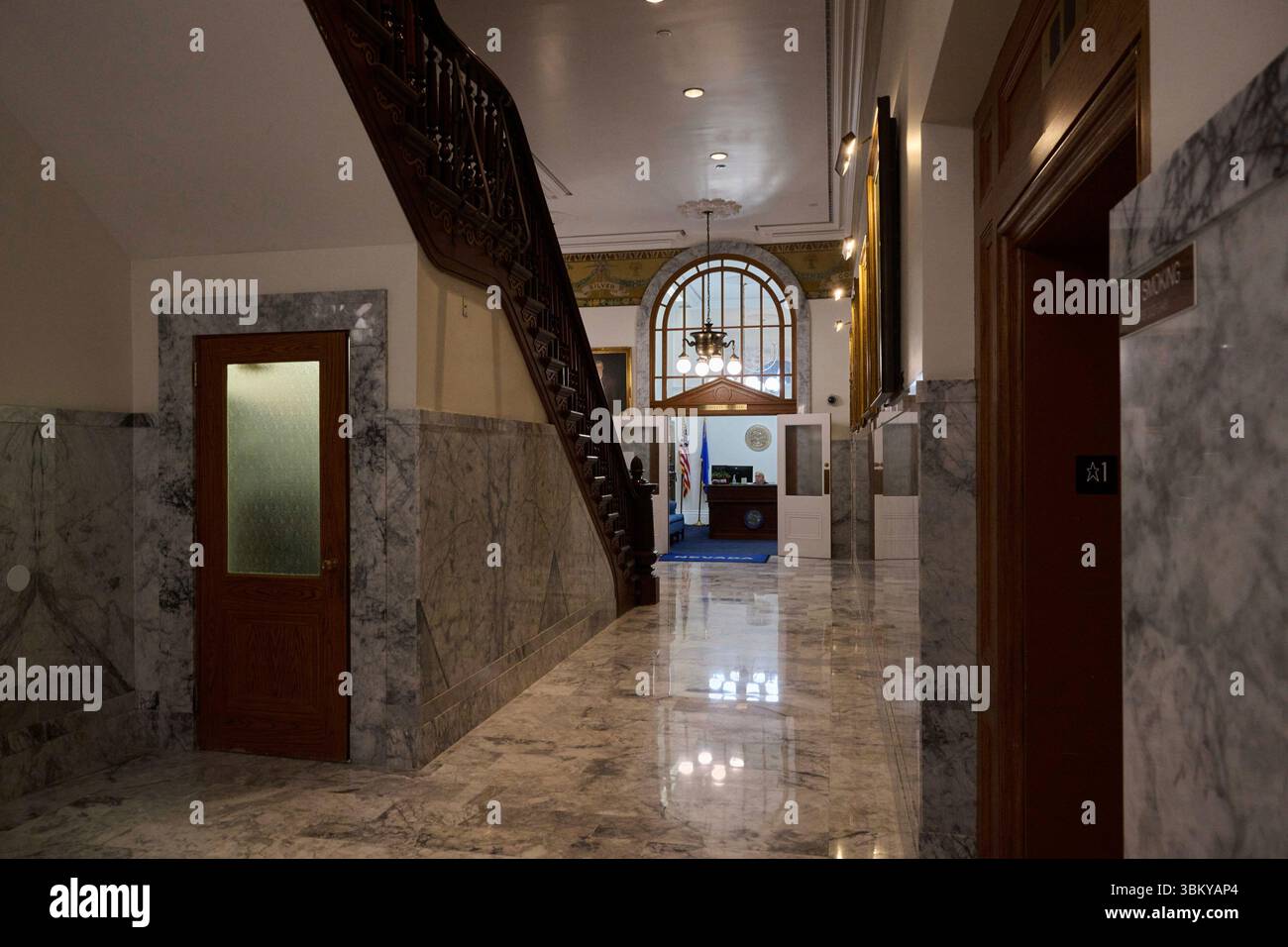The inside of the Nevada state Capitol building is seen on Friday, May ...