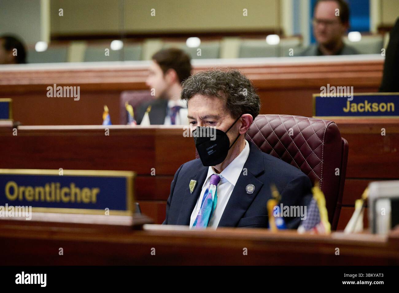 Nevada state Rep. David Orentlicher, D-Las Vegas, works at the Nevada ...