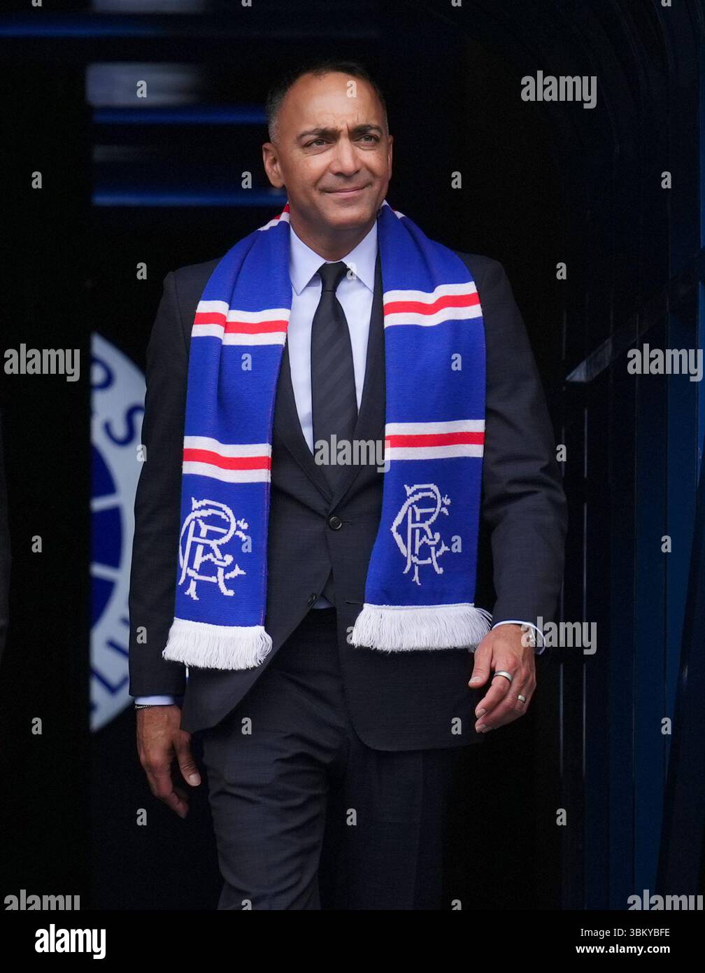 Rangers vice chairman Paraag Marathe during the Rangers EGM at Ibrox ...