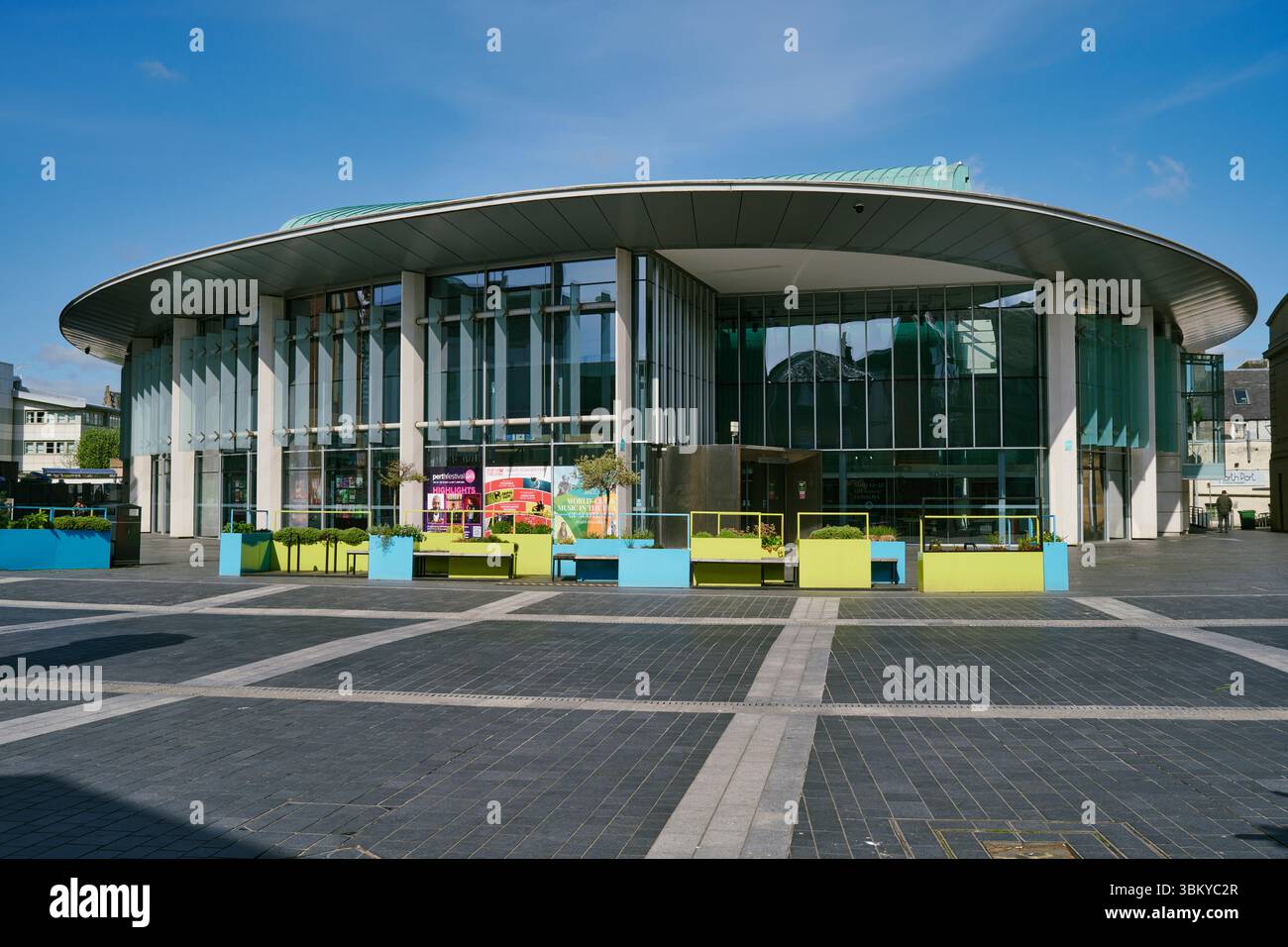 The Perth Concert Hall and conference centre in Horsecross, was built ...