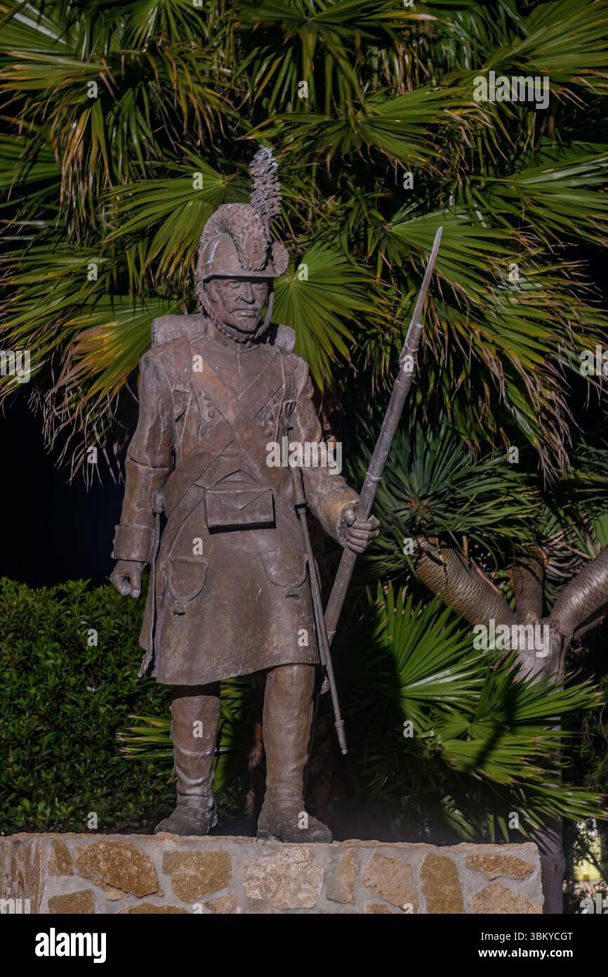 Monument to the Spanish Engineer Soldier in Ceuta Stock Photo - Alamy
