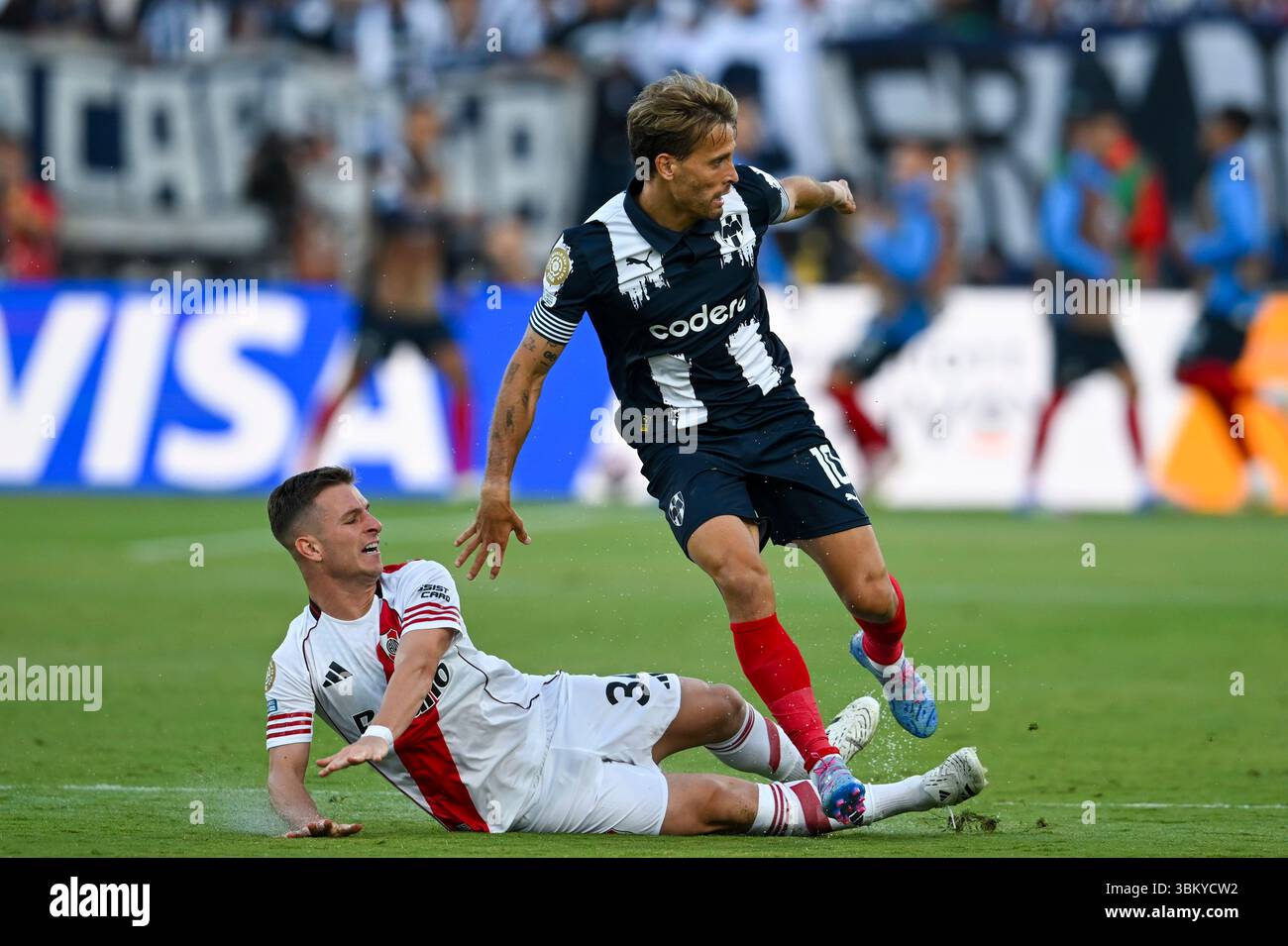 Pasadena, CA. 21st June, 2025. CF Monterry midfielder, Sergio Canales ...