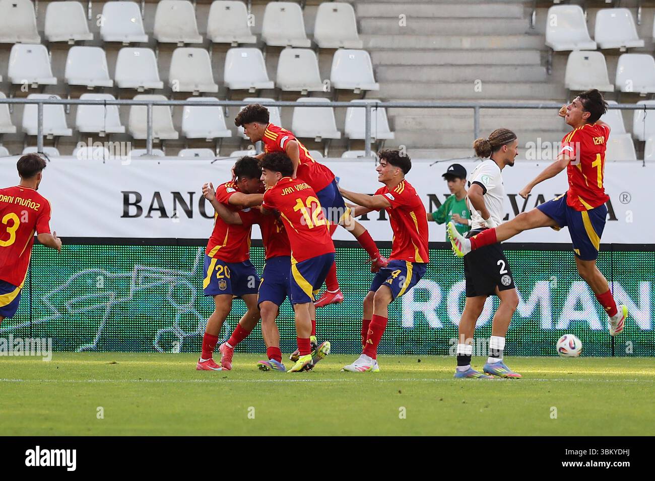 23 June 2025, Romania, Bukarest: Soccer, U19 Men: European Championship ...