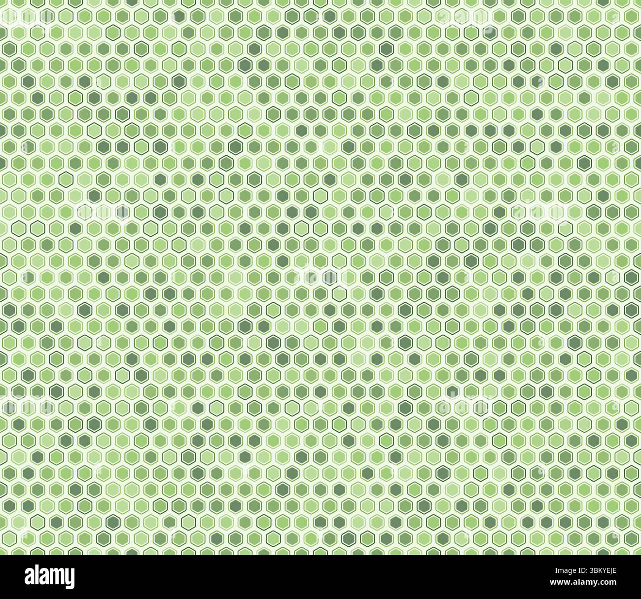 Geometric shapes background. Bold rounded hexagons mosaic cells with padding and inner solid ...