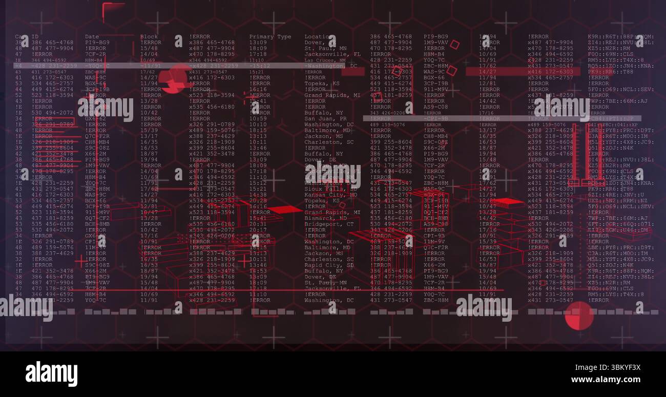 Repeating pattern of highlighted shapes hi-res stock photography and ...