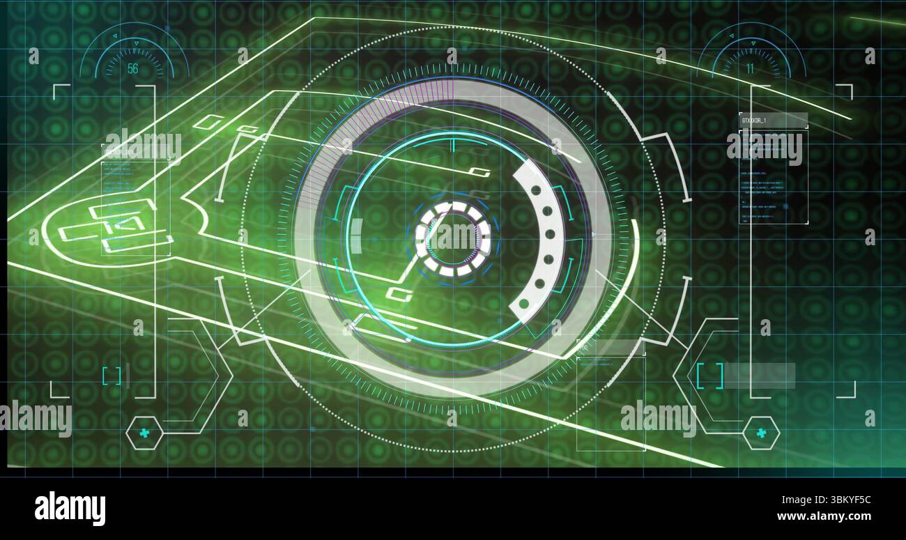 Projecting concentric hud rings hi-res stock photography and images - Alamy