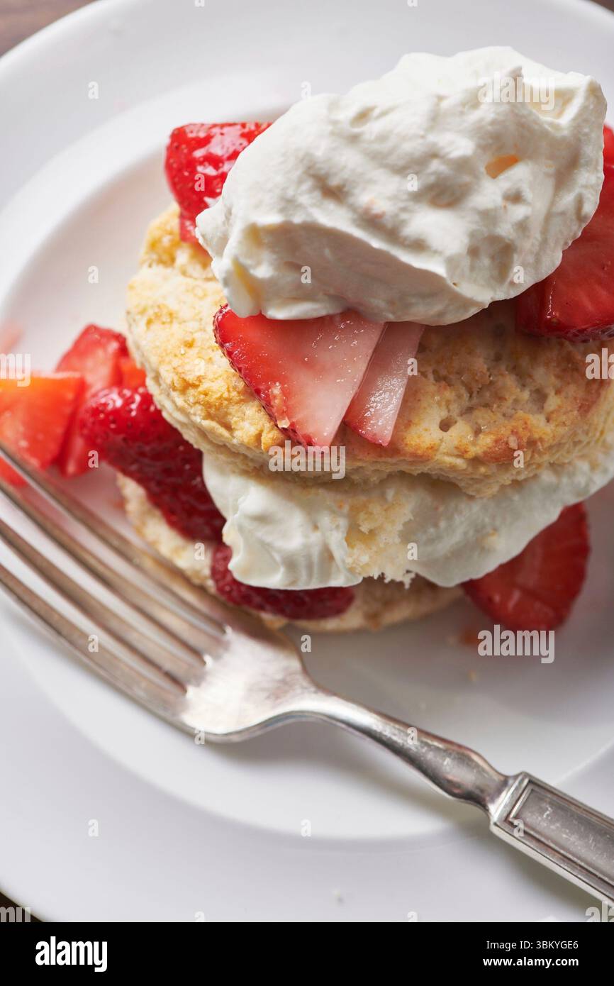 This 2020 image taken in New York shows a recipe for strawberry ...